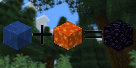Minecraft How To Make Obsidian Minecraft How To Make Obsidian