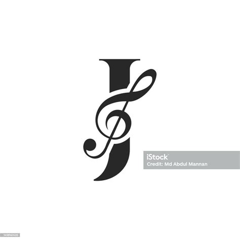 초기 편지 J 음악 로고 Dj 기호 팟캐스트 로고 아이콘 벡터 템플릿 Dj에 대한 스톡 벡터 아트 및 기타 이미지 Dj