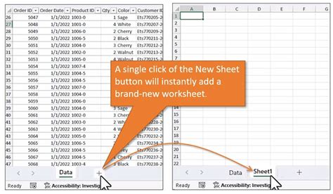 Double Click New Sheet Button Excel Campus