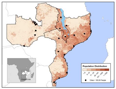 Spatial Distribution Of Population And Urban Areas Download