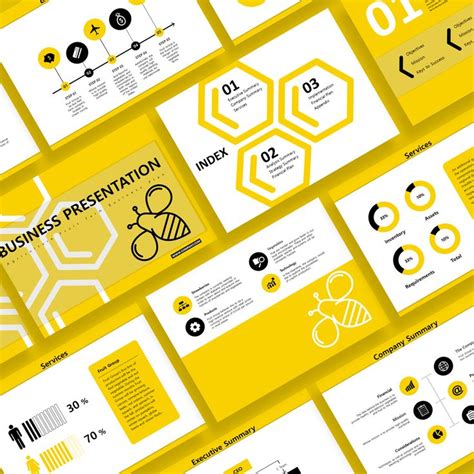 비즈폼 꿀 농장 사업계획서 이미지 Ppt 꿀 허니 Honey 양봉 꿀농장 Ppt Ppt템플릿 Template
