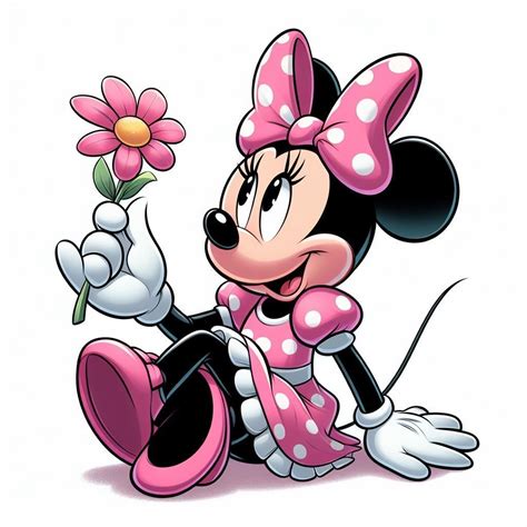 Light Pink Love Cartoon Mouse Round Birthday Backdrop Artofit