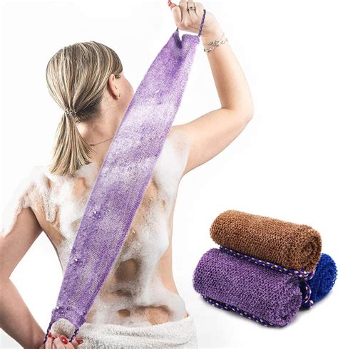Amazon.com: Dr.Pedi 3 Pieces African Net Sponge with Handles Long ...