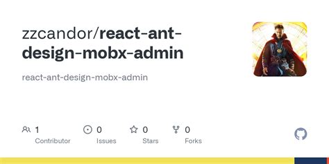 github zzcandor react ant design mobx admin react ant design mobx admin