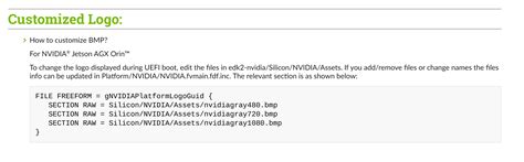 Cannot Change Uefi Boot Logo Jetson AGX Orin NVIDIA Developer Forums