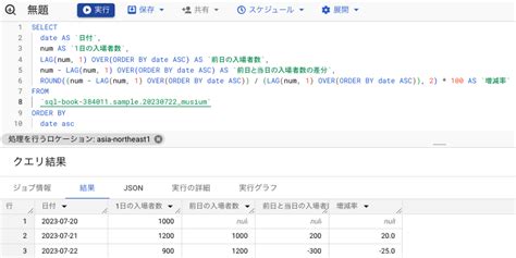 【bigquery】lag関数の使い方とは？レコードを比較して差分を求める方法を紹介 テックパンプ