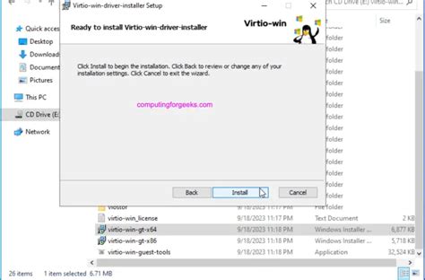 Installing Virtio Drivers On Windows Server Server Windows 11