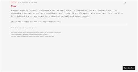 React Zxing Examples CodeSandbox