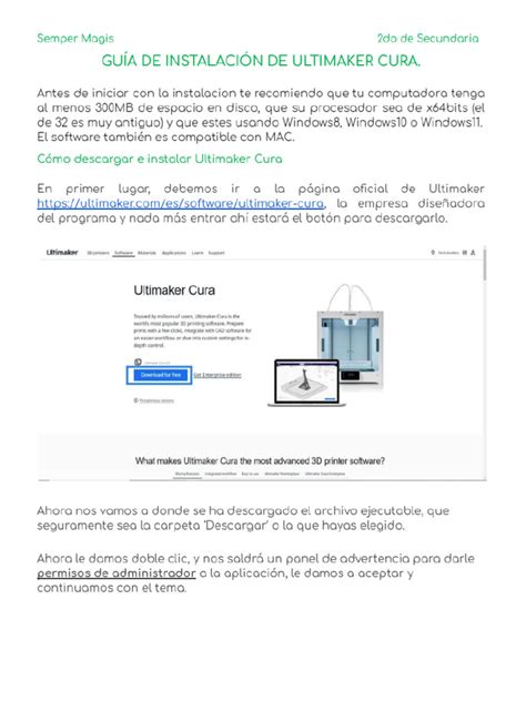 guÍa de instalacion ultimaker cura pdf