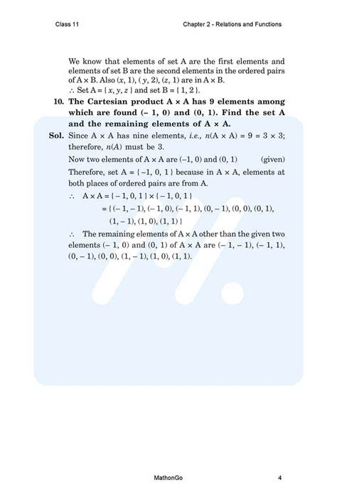 ncert solutions for class 11 maths chapter 2 exercise 2 1 mathongo