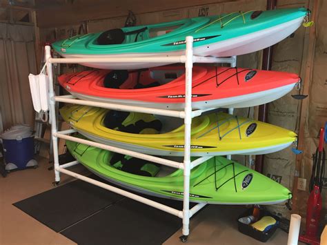 Diy Kayak Rack Pvc 2 Boat