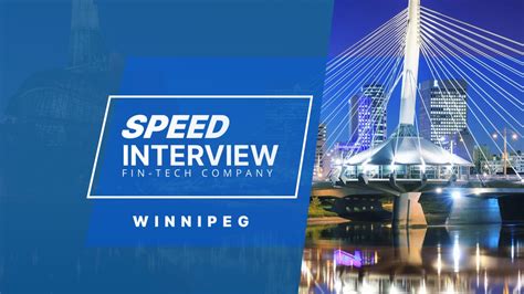 Speed Interview Fin Tech Company Winnipeg November 30 Vanhack