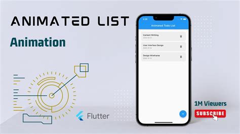 Animated List Widget Flutter YouTube