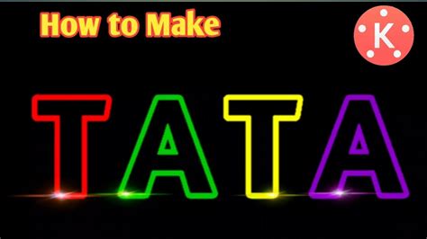 How To Make Lighting Text Animationslight Text Video Youtube