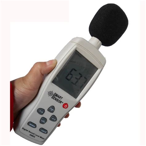 Smart Sensor AS824 Digital Sound Level Meter Sound Pressure Level 30 130dB Noise Meter Free