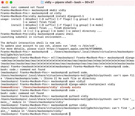 running code command django code with mosh forum
