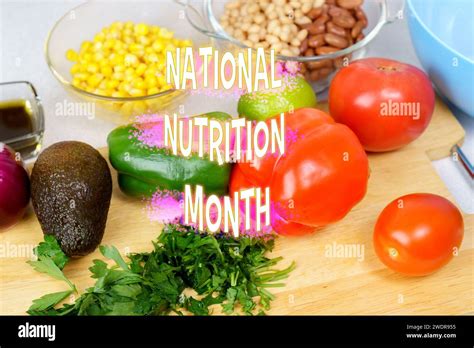 Celebrating National Nutrition Month Amidst Fresh Vegetables And