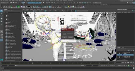 Artstation Alembic Export Interface Autodesk Maya Resources