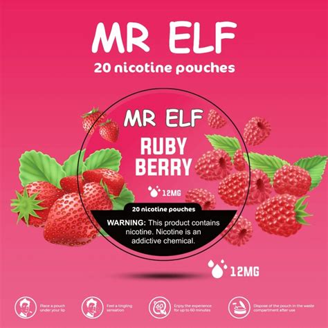 MR ELF RUBY BERRY Mg Snus Pouches Thevapebar Com Au