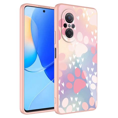 Huawei Nova Se K L F Kamera Korumal Desenli Sert Silikon Zore Epoksi Kapak Huawei Nova Se Zore