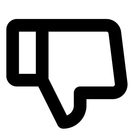 Thumbs Down Icon Free Download Transparent PNG Creazilla