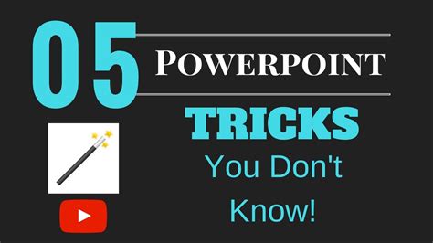 5 Powerpoint Tricks You Didnt Know Youtube
