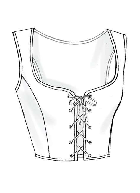 Printable Corset Pattern