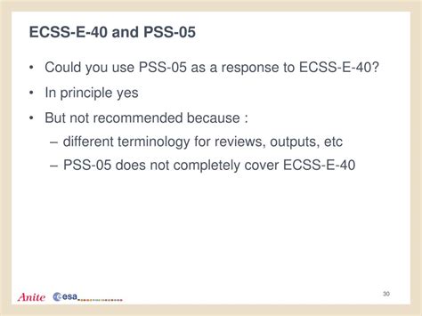 Ppt Implementing Ecss Software Engineering Standards At Esoc Powerpoint Presentation Id 3393848