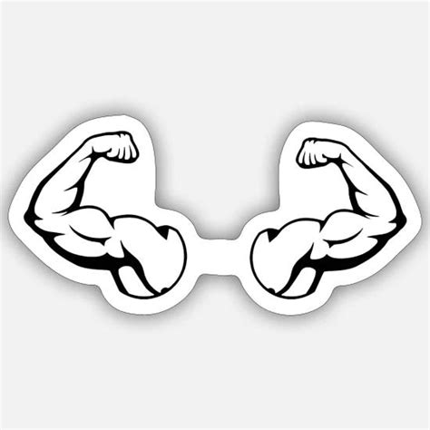 Front Double Bicep Drawing