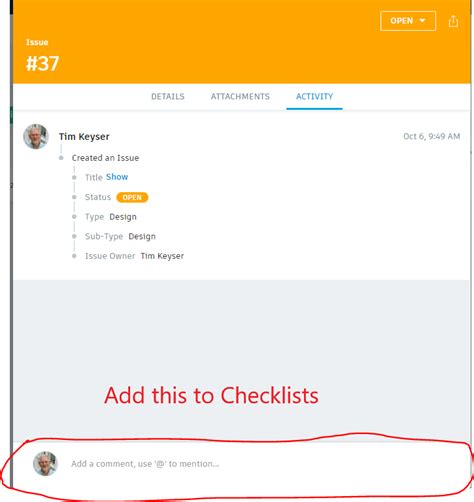 Include Mention To Checklists Autodesk Community