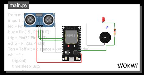 Buzz Led Wokwi Esp32 Stm32 Arduino Simulator
