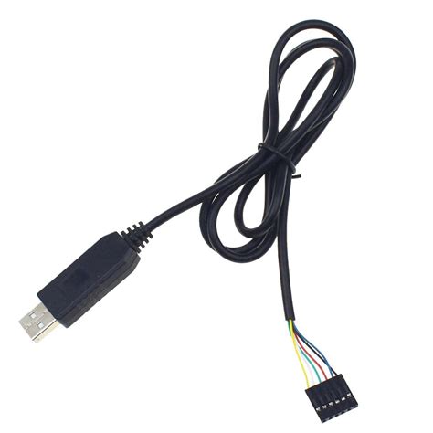 Buy RELAND SUN FTDI USB To TTL Serial Adapter 5V Cable 6 Pin Female Socket Header UART IC