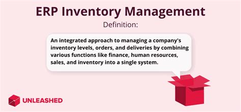 What Is An Erp Inventory System And How Does It Work