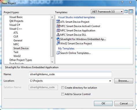 How To Create A Silverlightxaml Application Toradex Developer Center