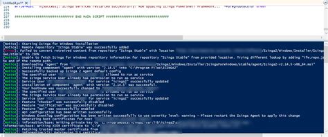 Icinga2 Agent Installation Fails With JSON Conversion Error When Using