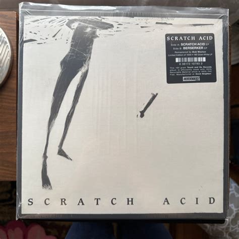Scratch Acid Scratch Acid Berserker Vinyl White 180g Lp Compilation 2 More 2025