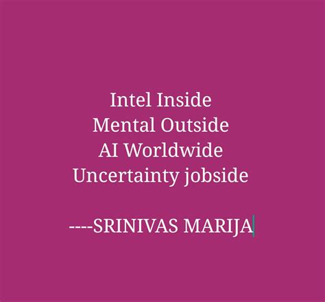 The Present Situation Of A Software Engineer Srinivas M