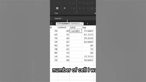 addition in excel ms excel formula microsoftexcel formula shorts