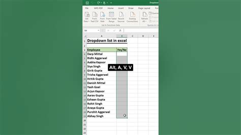 Dropdown List In Excel Exceltutorial Exceltips Exceltricks Excel