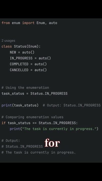 Python Trick Using The Enum Module To Define Enumerations Youtube