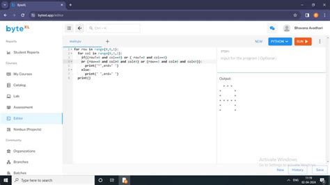 Bhavana Avadhari On Linkedin Here Is The Day 1 Pattern Code Using