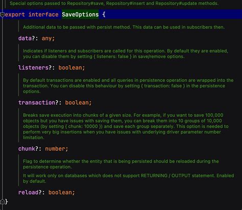 Typeorm의 Saveoptions — Jhyeok
