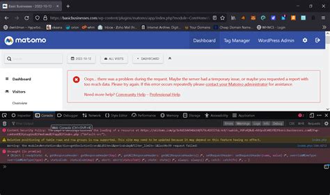 Help With Error Please Page 2 Wordpress Plugin Matomo Forums