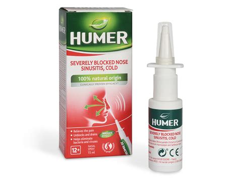 Humer Sinusitis sprej na velmi ucpaný nos 15 ml | Magistra.cz