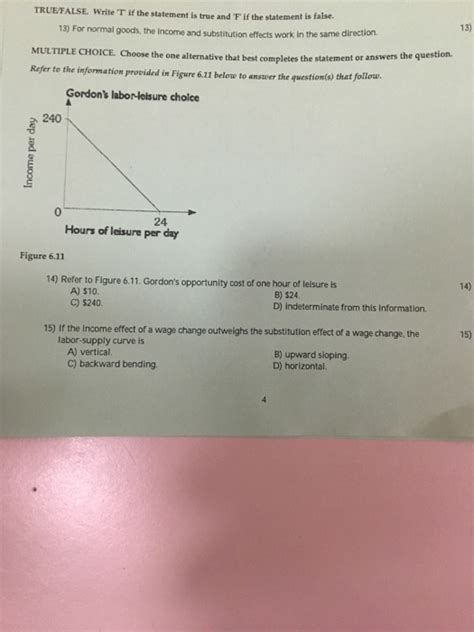 Solved Truefalse Write T If The Statement Is True And F If