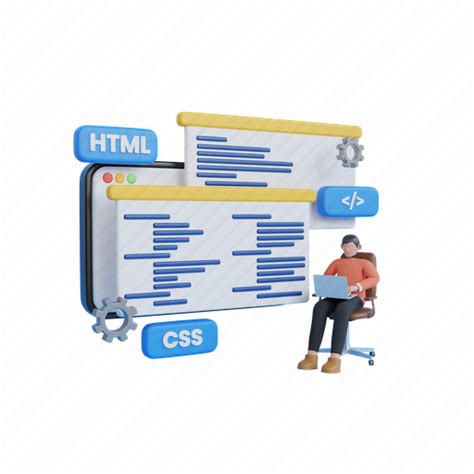 Expert Worker Code Developer Computer Coder Web Icon Download