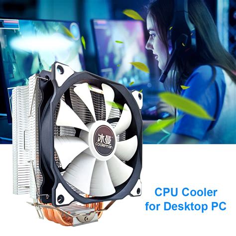 Computer Host Fan Cooling Desktop 12cm Fan Cpu Coo Grandado