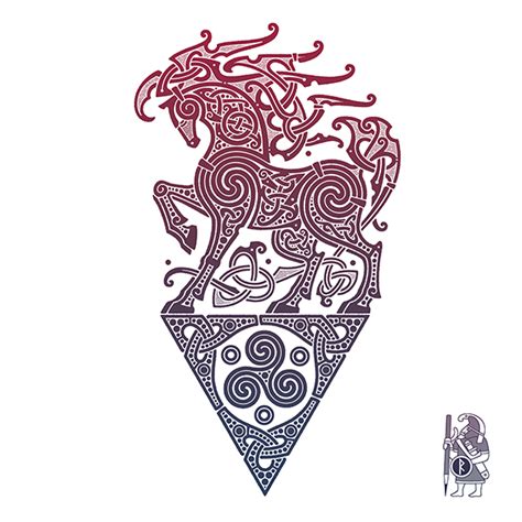 Sleipnir Tattoo Design Photos