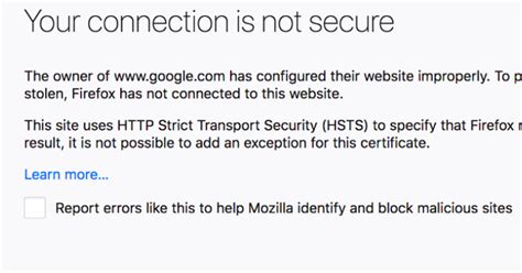 Hsts Error Pages And Some Vulnerabilities