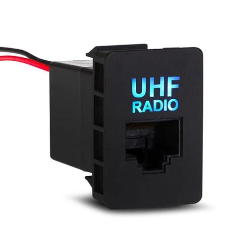 Rj45 Car Dash Uhfvhf Radio Interface Switch Panel Port Blank Socket